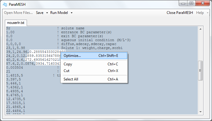 ParaMESH: Configuring ParaMESH for a Standalone Environment with OSTRICH 1.8
